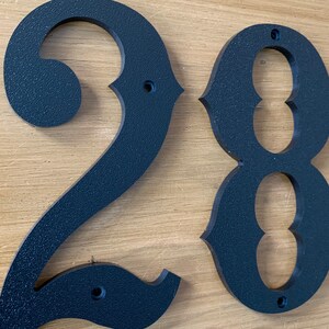 6 Inch Western House Numbers Letters - Etsy