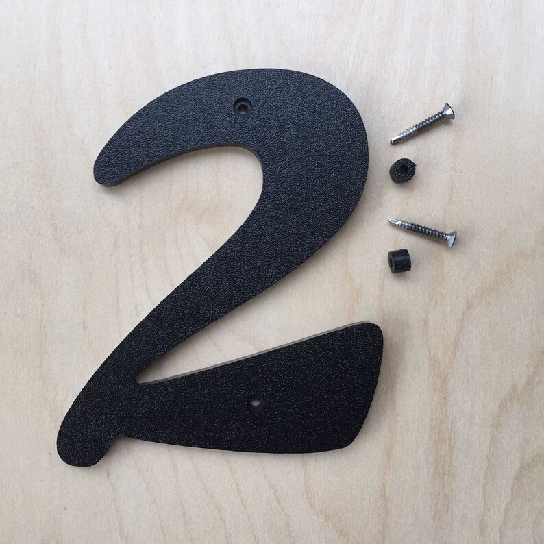 6 Inch Socal Script Style House Numbers Letters | Etsy