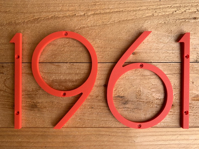 10 Inch Elegant Modern Numbers Letters for Doors Houses | Etsy