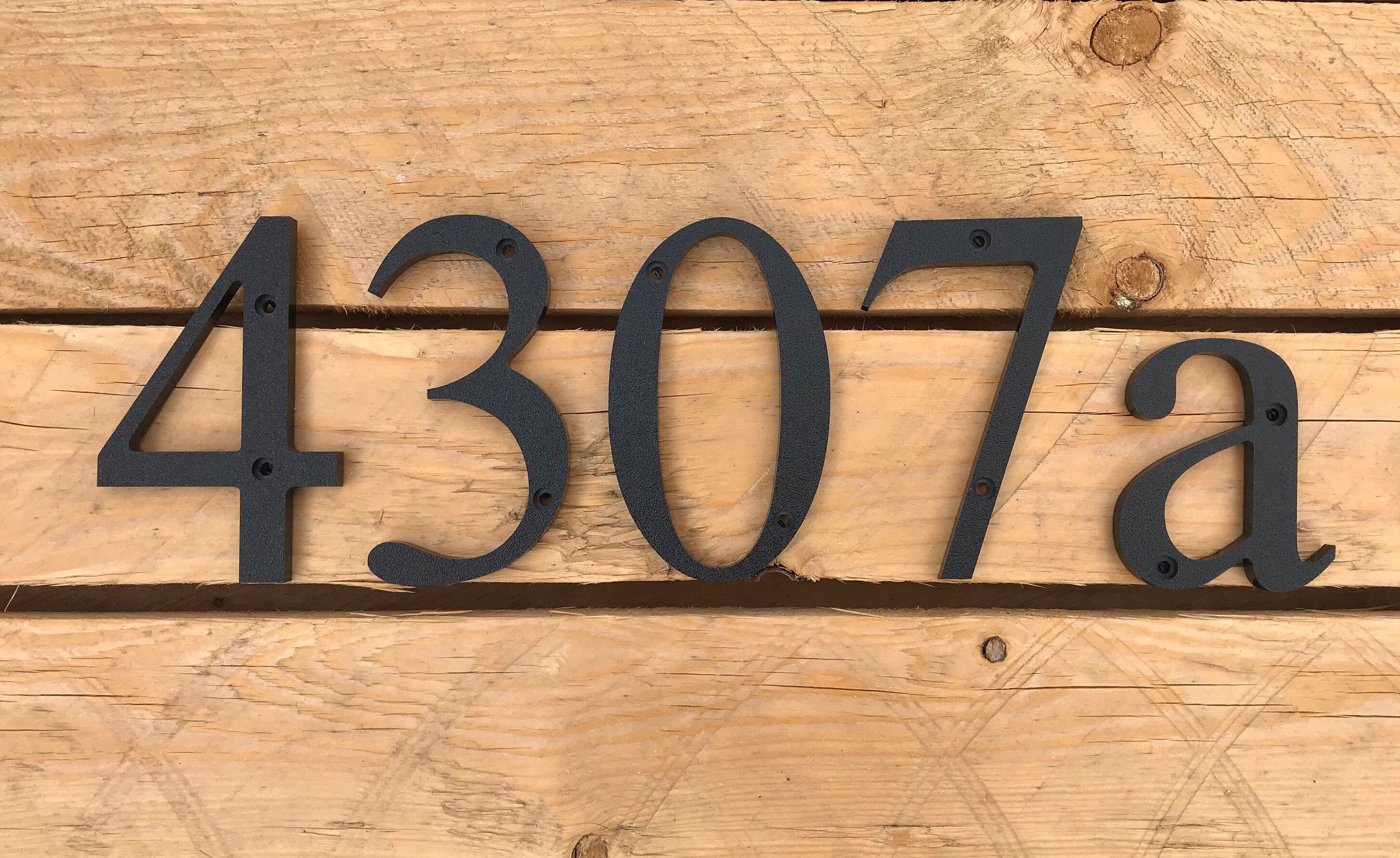 4 Inch Classic House Numbers Letters - Etsy Canada