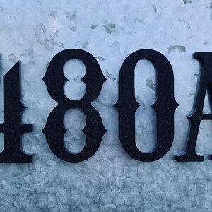 6 Inch Western House Numbers Letters - Etsy