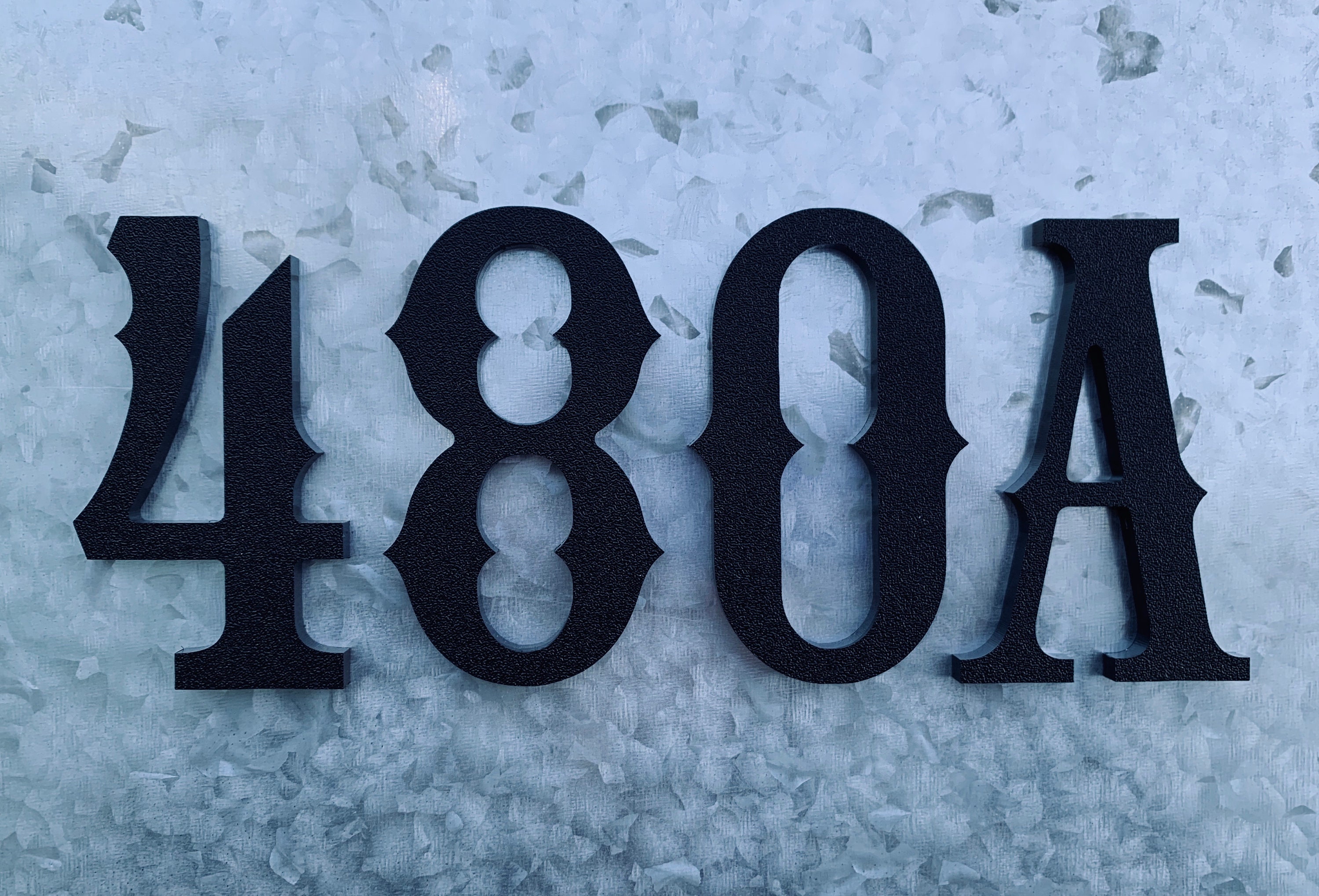 6 Inch Western House Numbers Letters - Etsy