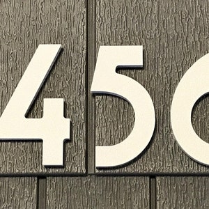 5 Inch Magnetic Art Deco Numbers Letters for Doors, Houses, Mailboxes ...