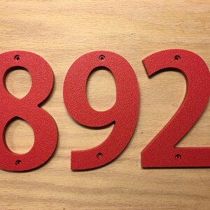 8 Inch Bold House Numbers - Etsy