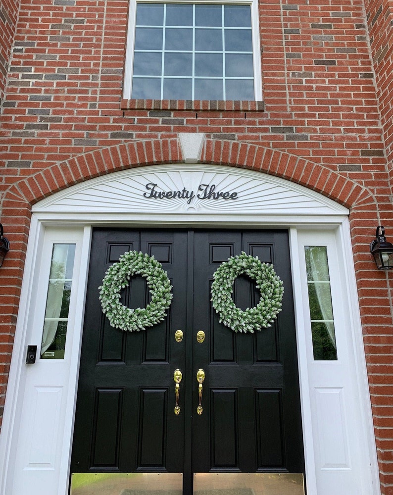 Colonial Cursive House Numbers: Regular Size - Etsy