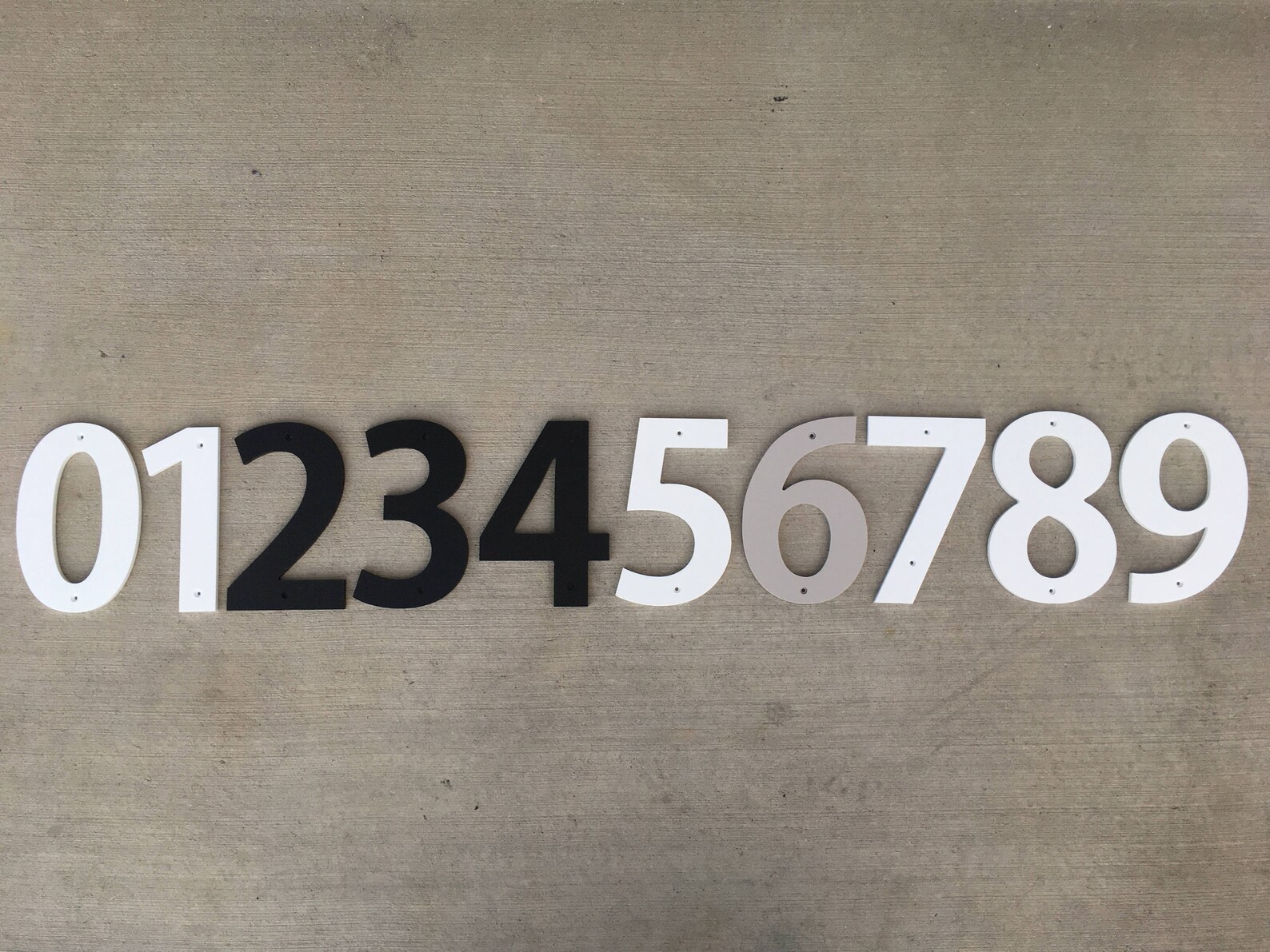 12 Inch Bold House Numbers | Etsy