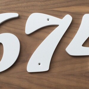 6 Inch Socal Script Style House Numbers Letters - Etsy