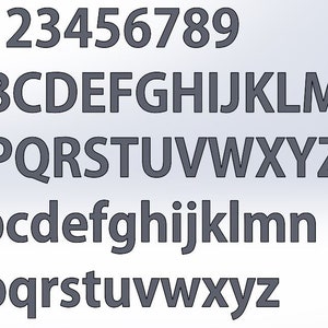 12 Inch Bold House Numbers - Etsy