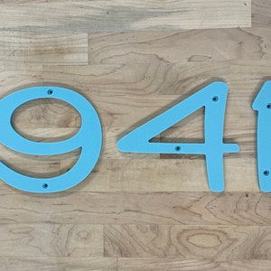 Mid Century Cursive Words or House Numbers: Regular Size - Etsy