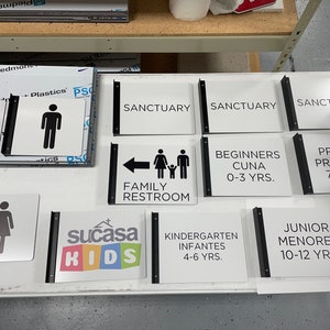 Custom Projecting Sign, Corridor Flag Sign for Room Number, Business ...