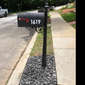 4 Inch Magnetic Numbers Letters for Doors, Houses, Mailboxes, Address ...