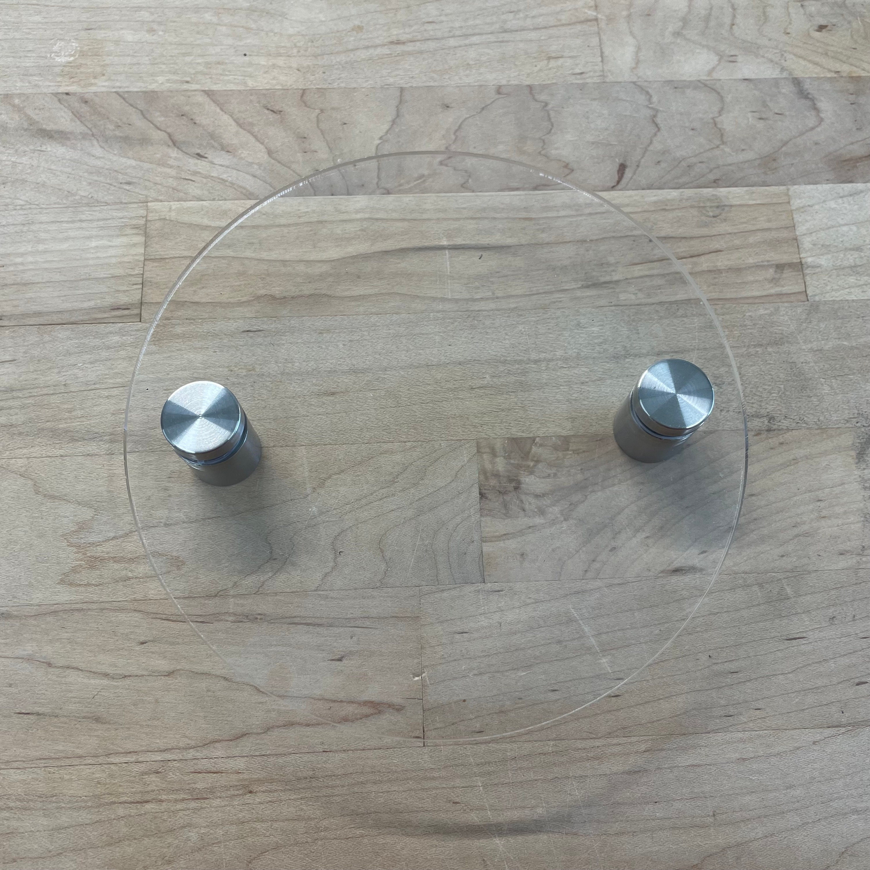 Custom 6x6" Business/office Sign With Stainless Standoffs - Etsy