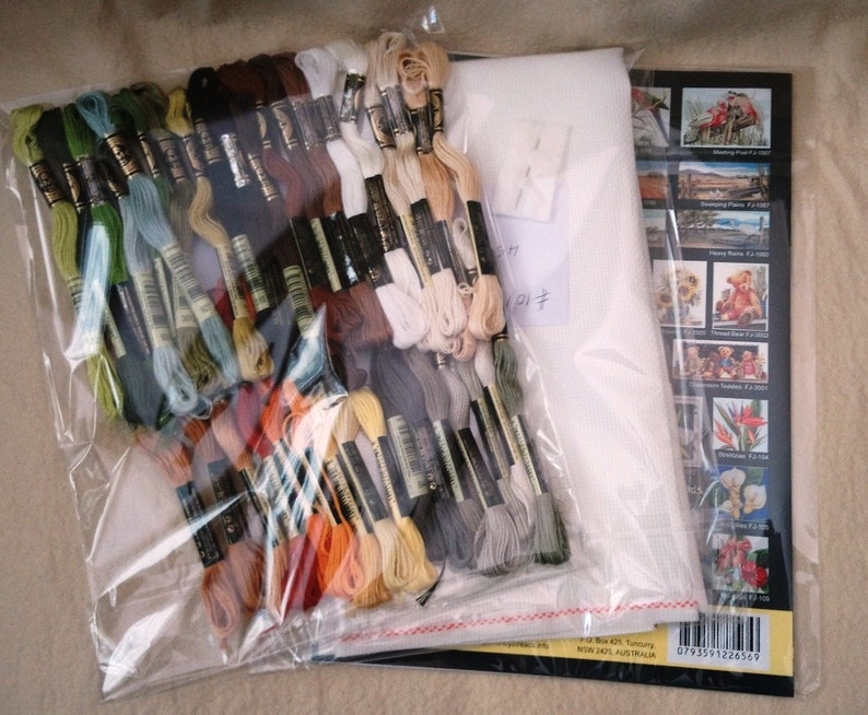 Koalas Counted Cross Stitch Design by Fiona Jude, Chart, OPTIONAL Aida ...
