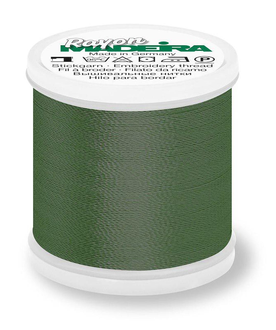 Madeira Rayon 40 Machine Embroidery Thread 1000m Spools. Green to Teal ...