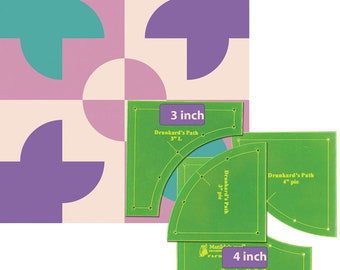 Squircle Quilt Block Templates Drunkard's Path Variation - Etsy