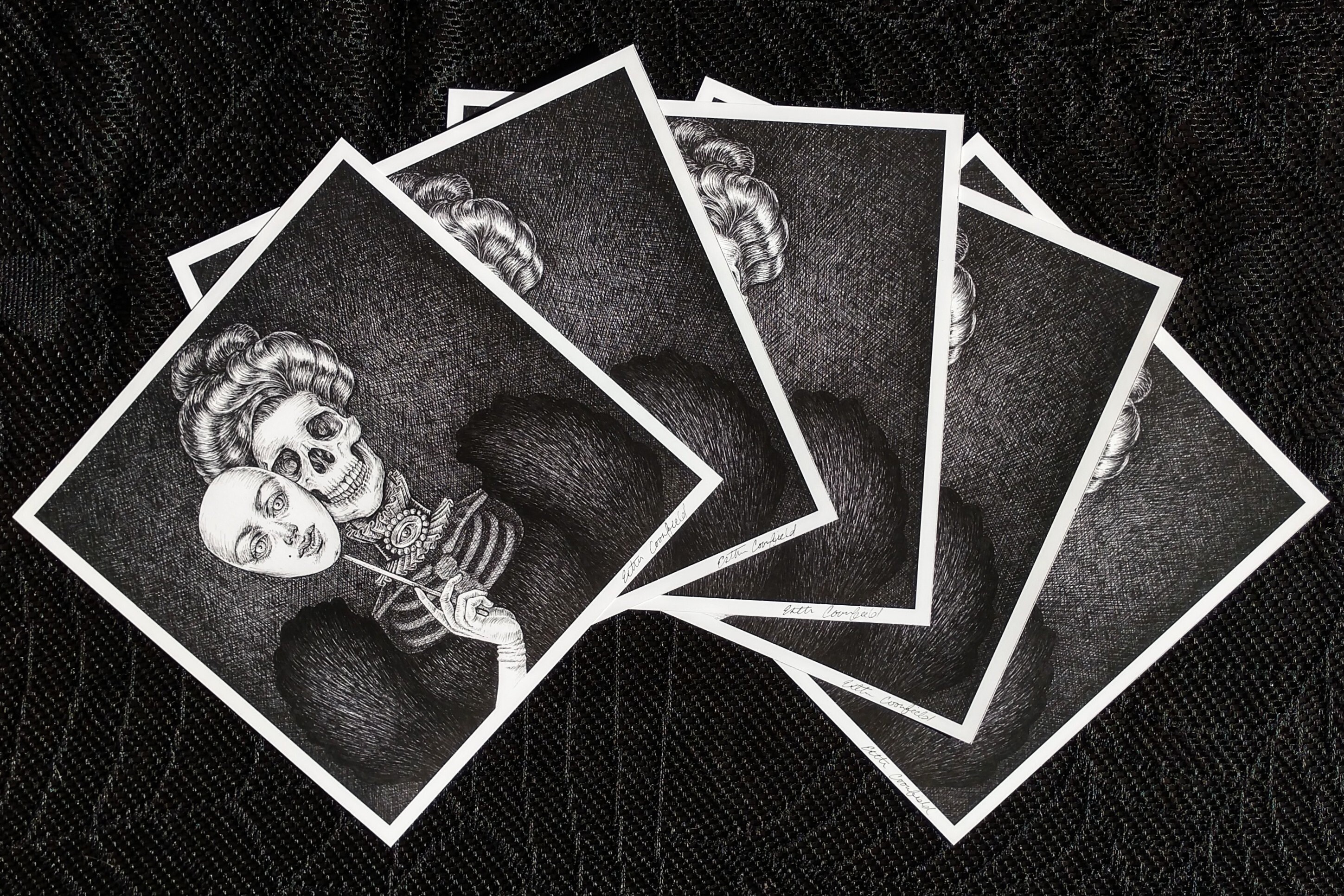 Lady of Death - Grim Reaper - Fine Art Print - Etsy Canada