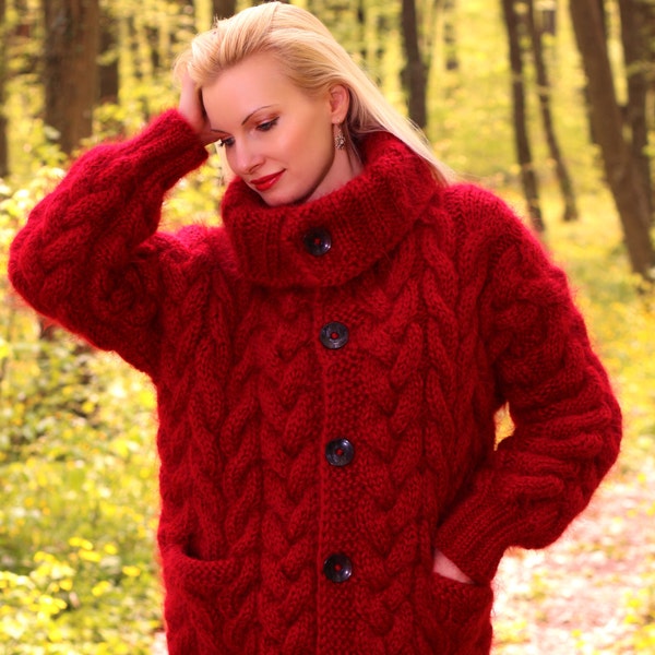 Hand Knit Jacket - Etsy