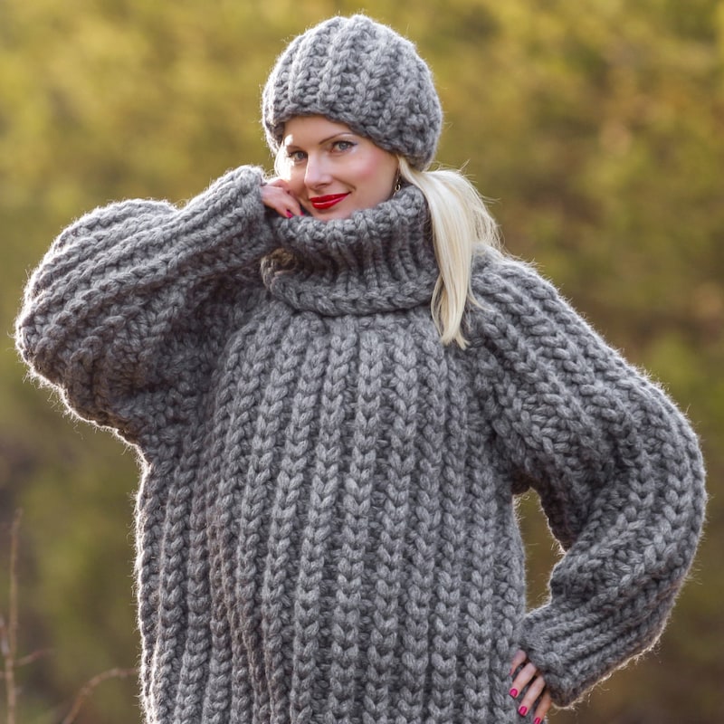 Heavy Wool Sweater - Etsy