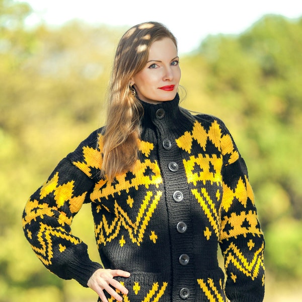 Hand Knit Jacket - Etsy