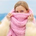 Pink Extra Long Fuzzy Mohair Scarf Handmade Fuzzy Shawl READY TO SHIP ...