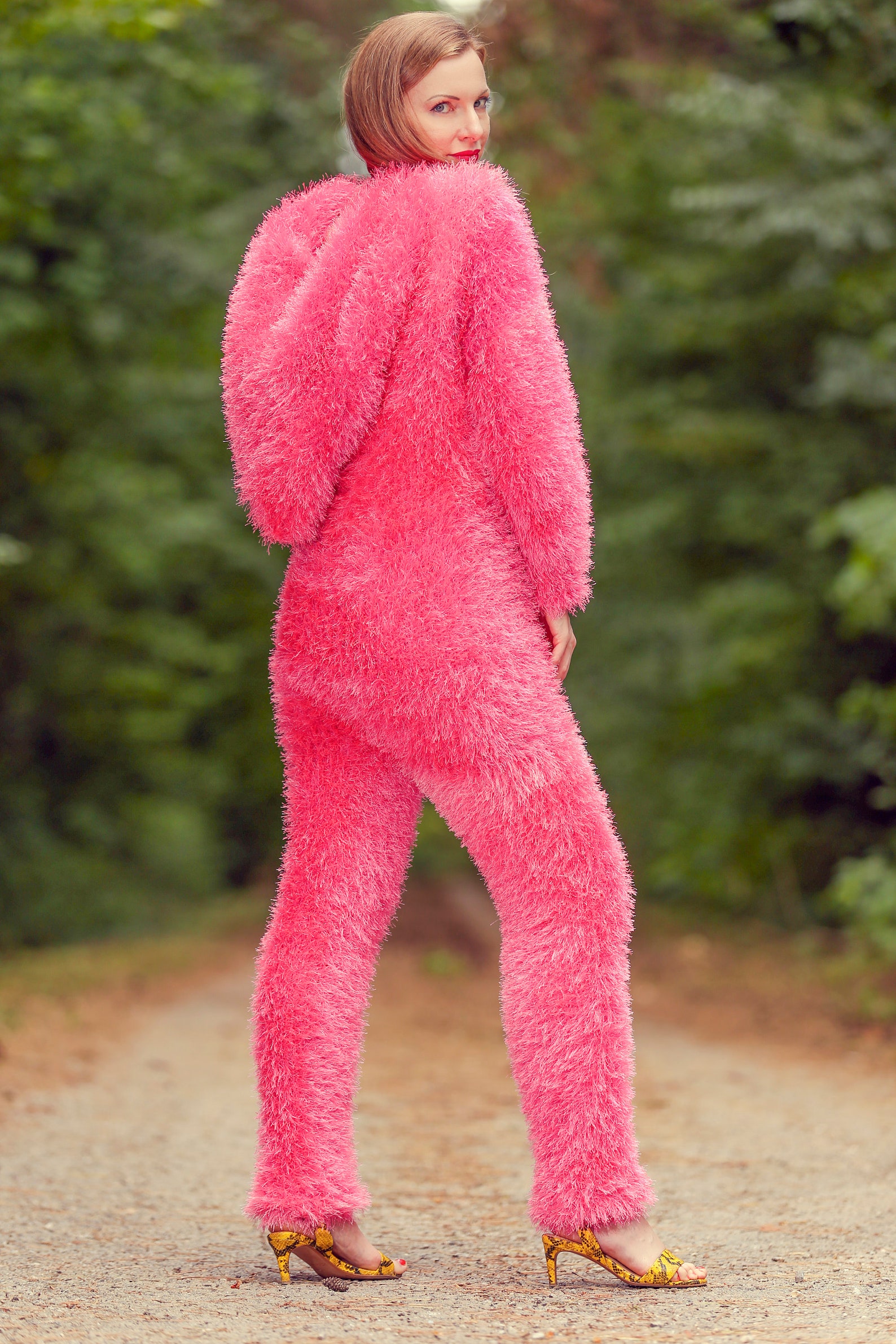 Fluffy Catsuit Pajama With Hood Decofur Hand Knitted Bodysuit Hand ...