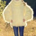 Mega Thick Fuzzy Pullover Hand Knitted Mohair Sweater 32 - Etsy