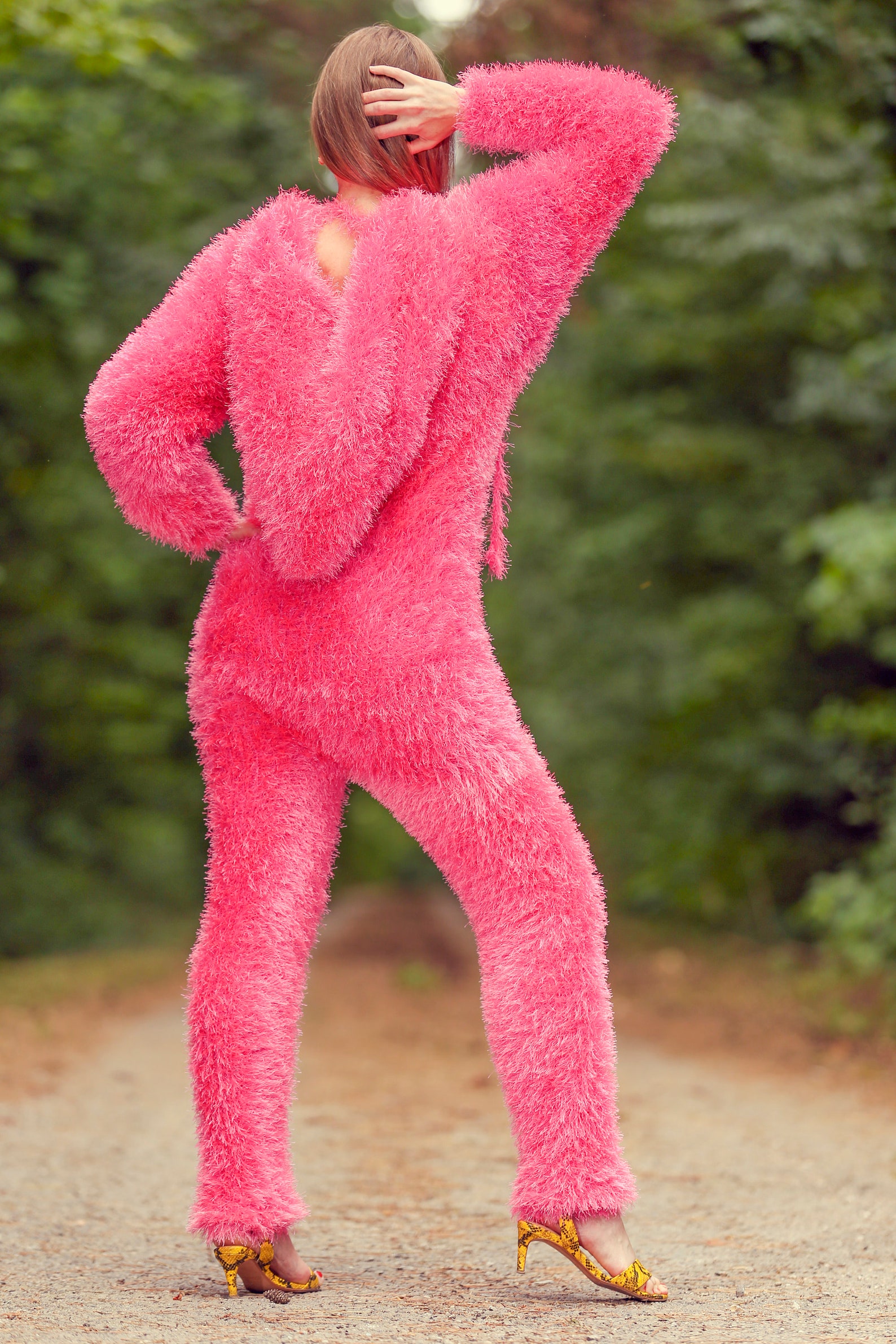 Fluffy Catsuit Pajama With Hood Decofur Hand Knitted Bodysuit Hand ...