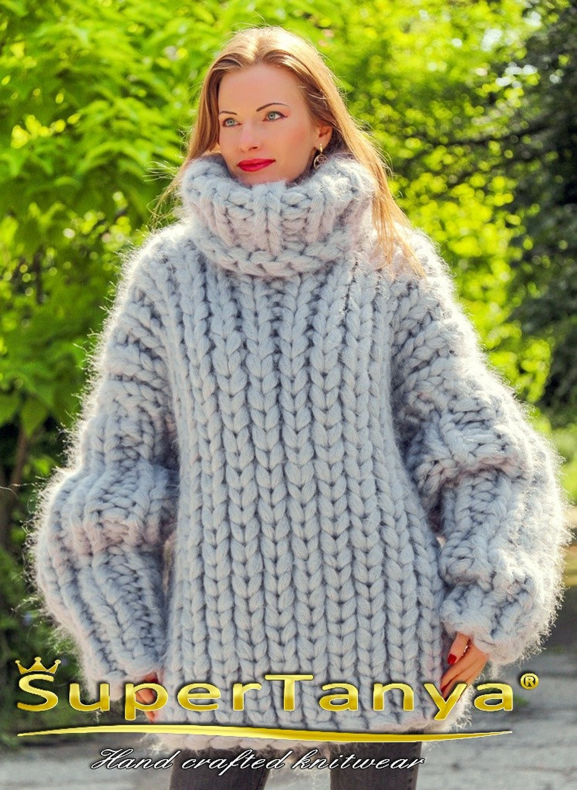 Mega Thick Gray Mohair Heavy Pullover Chunky Jumper by - Etsy Canada