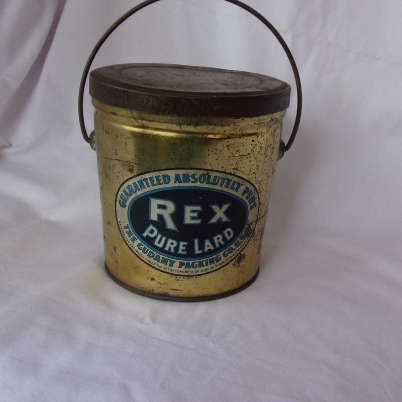 Lard Tin - Etsy