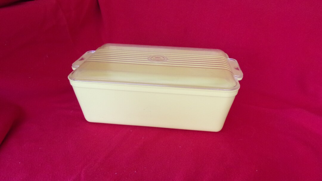 Lustro Ware Yellow Crisper Drawer Vintage Mid Century 1960's Kitchen ...