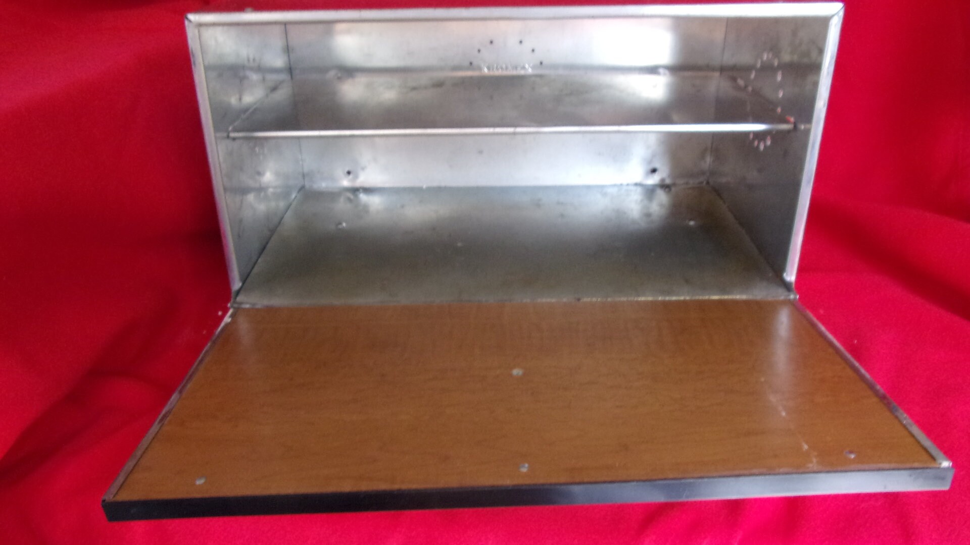 Bread Box Kromex Vintage Mid Century Kitchen Storage Organizer Chrome ...