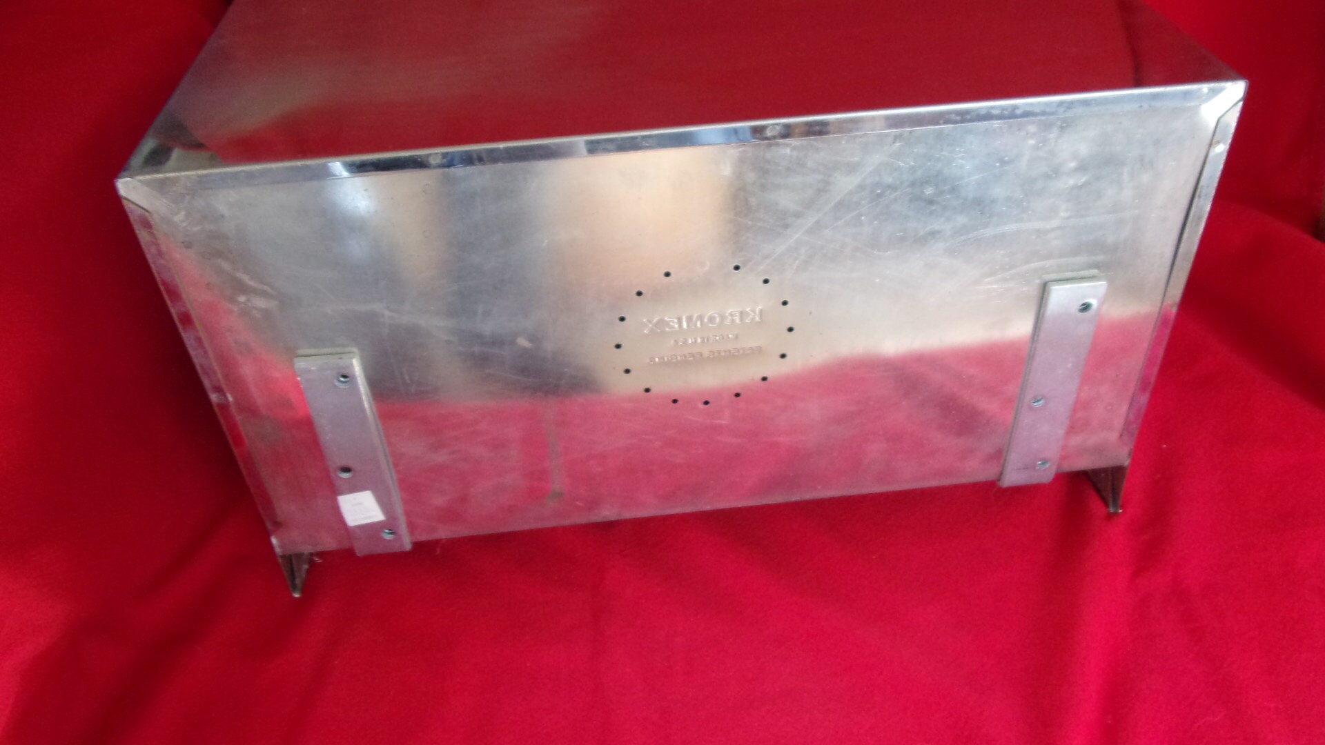 Bread Box Kromex Vintage Mid Century Kitchen Storage Organizer Chrome ...