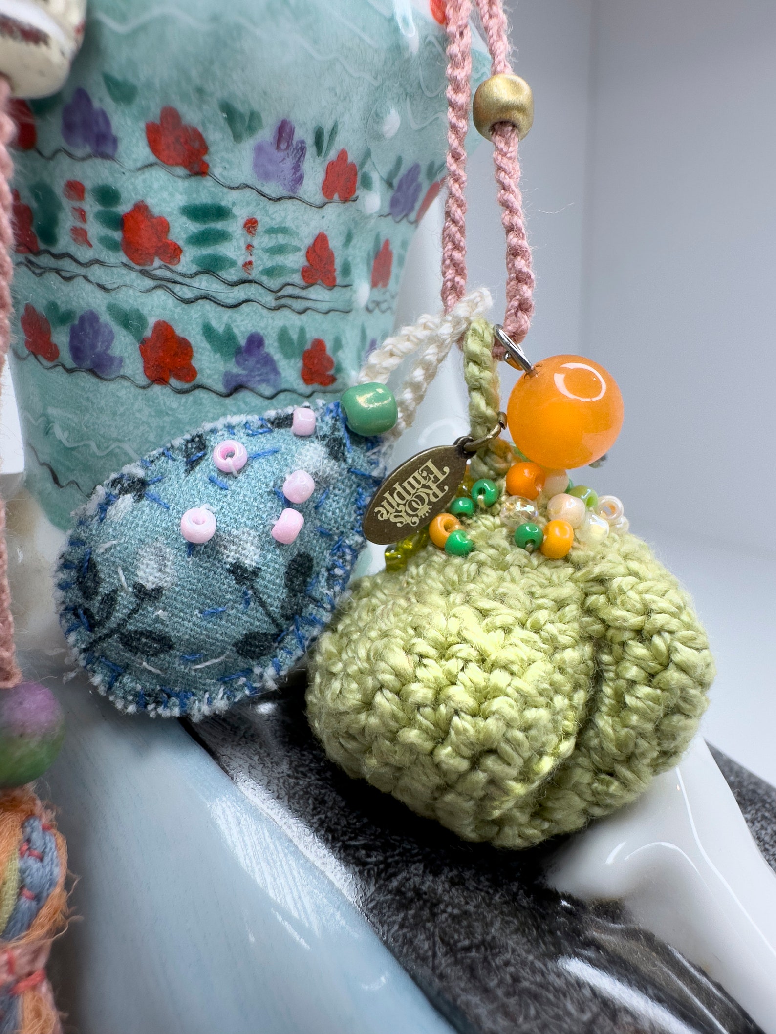 Handmade Matcha Latte Crochet Necklace - Etsy