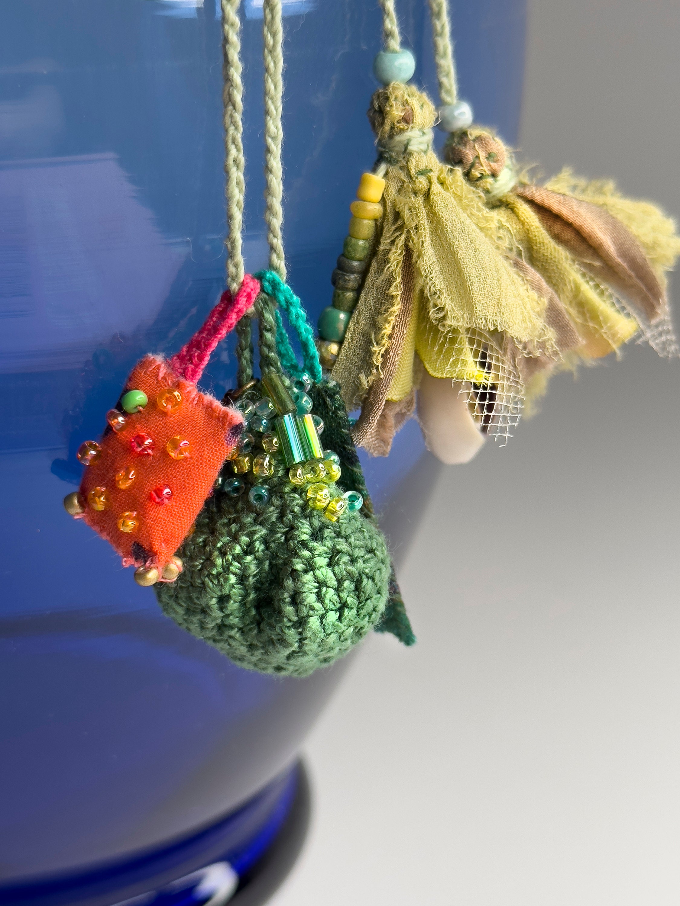 Handmade Mint Shake Crochet Necklace - Etsy