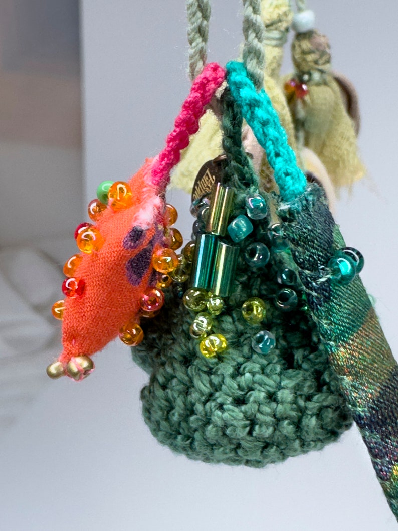 Handmade Mint Shake Crochet Necklace - Etsy