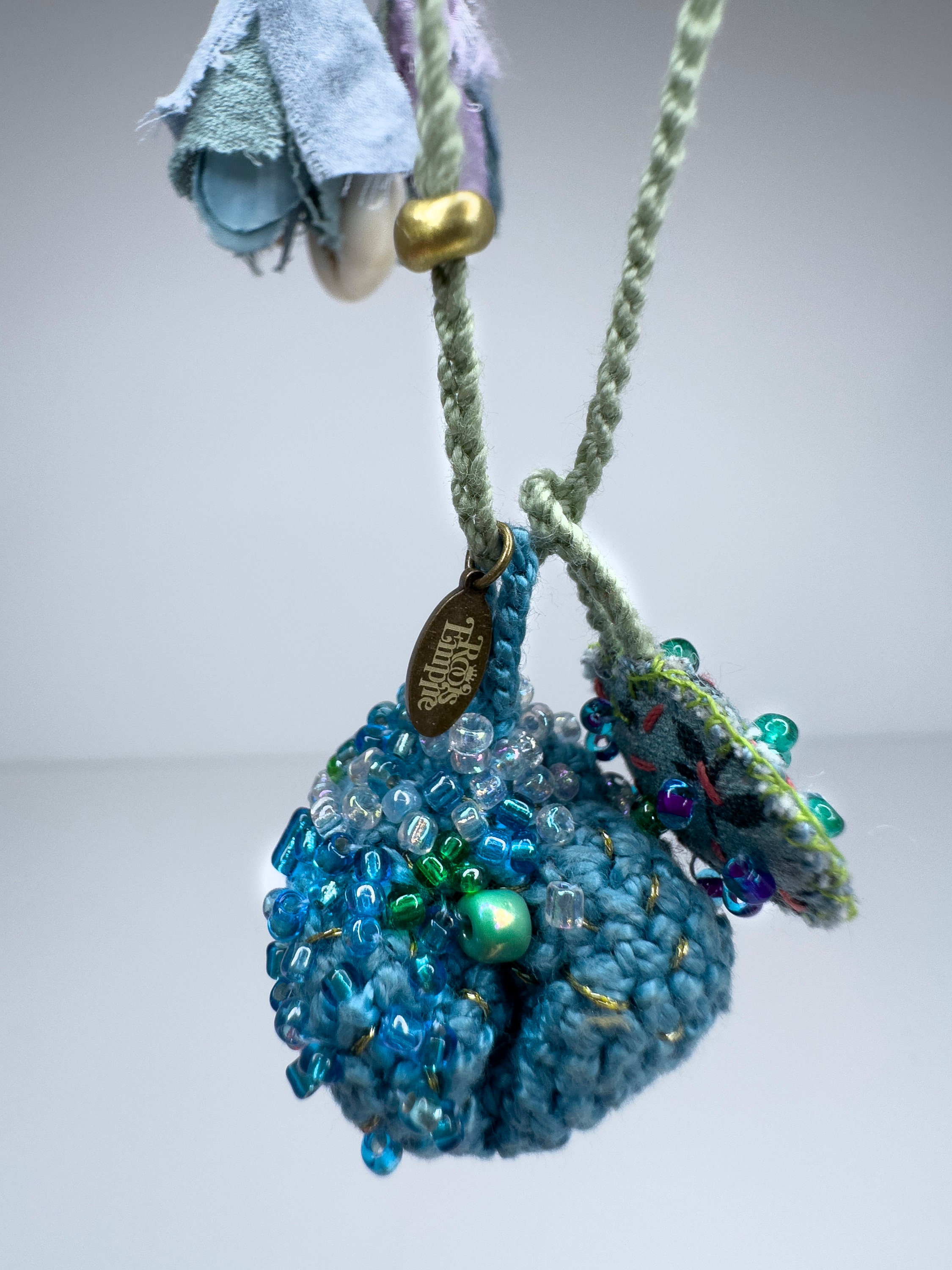 Handmade Sky Jello Crochet Necklace - Etsy