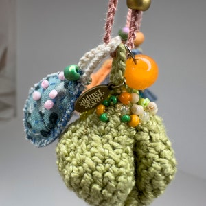 Handmade Matcha Latte Crochet Necklace - Etsy