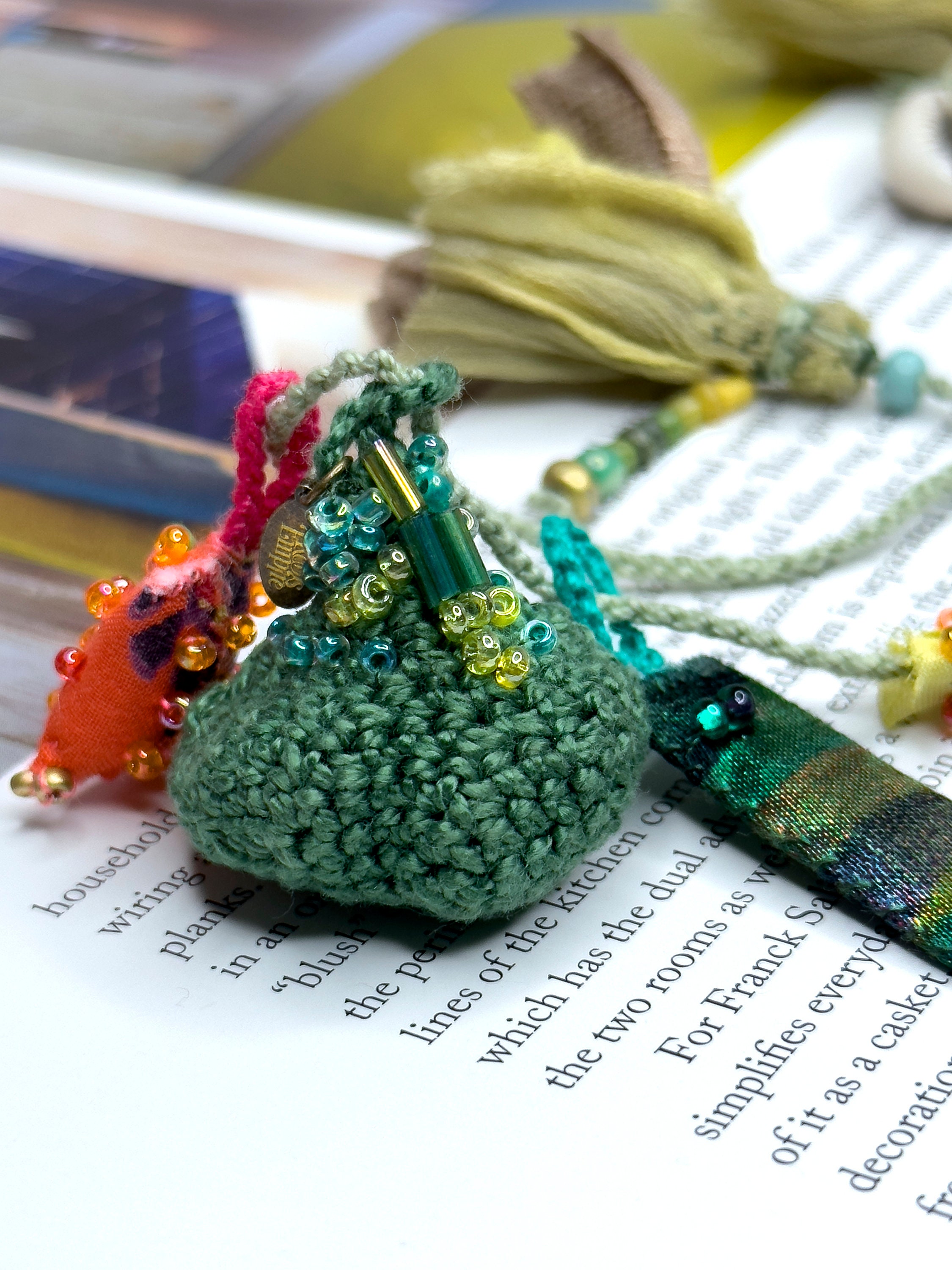 Handmade Mint Shake Crochet Necklace - Etsy