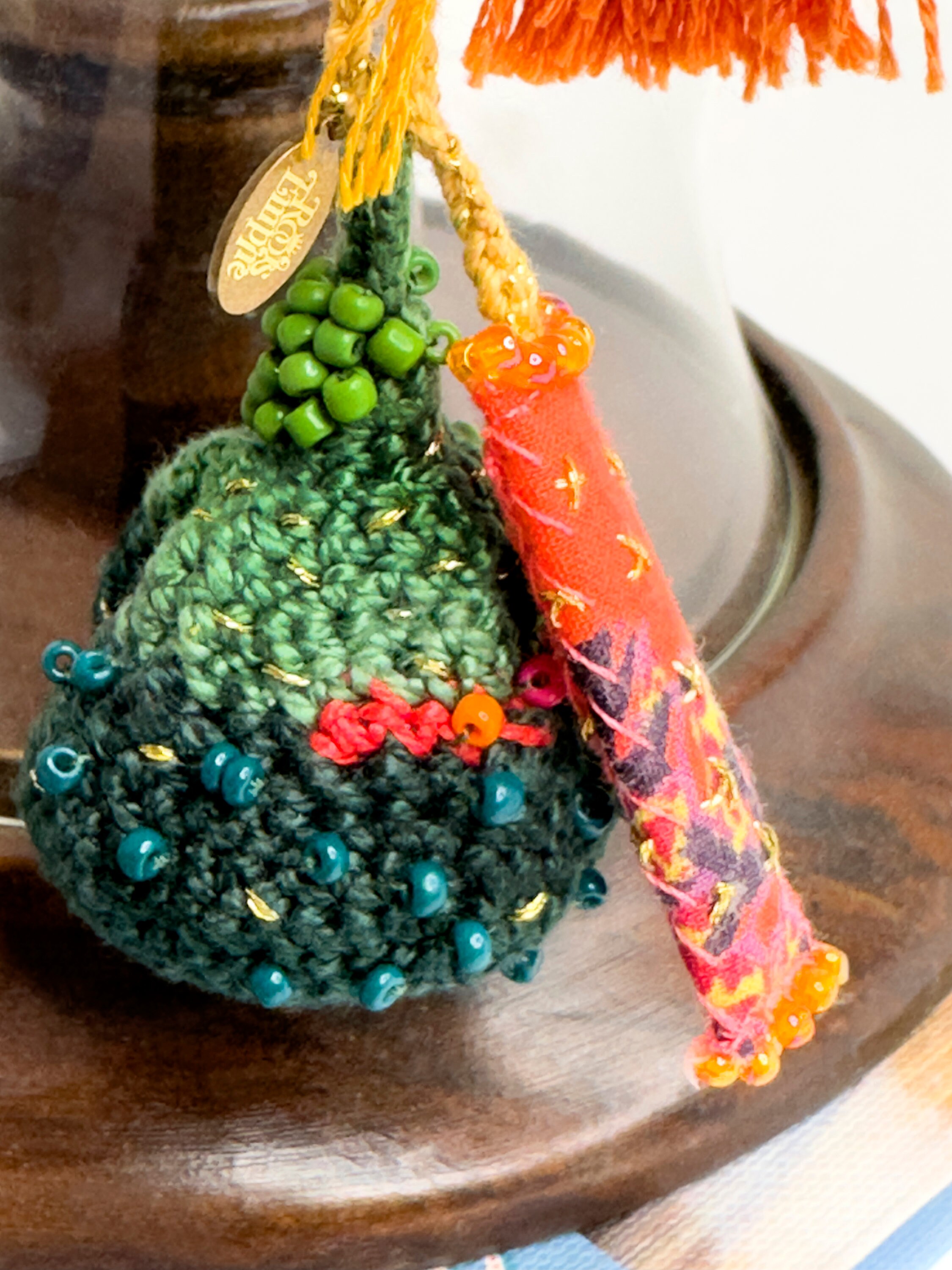 Handmade Cream Matcha Tea Crochet Necklace - Etsy