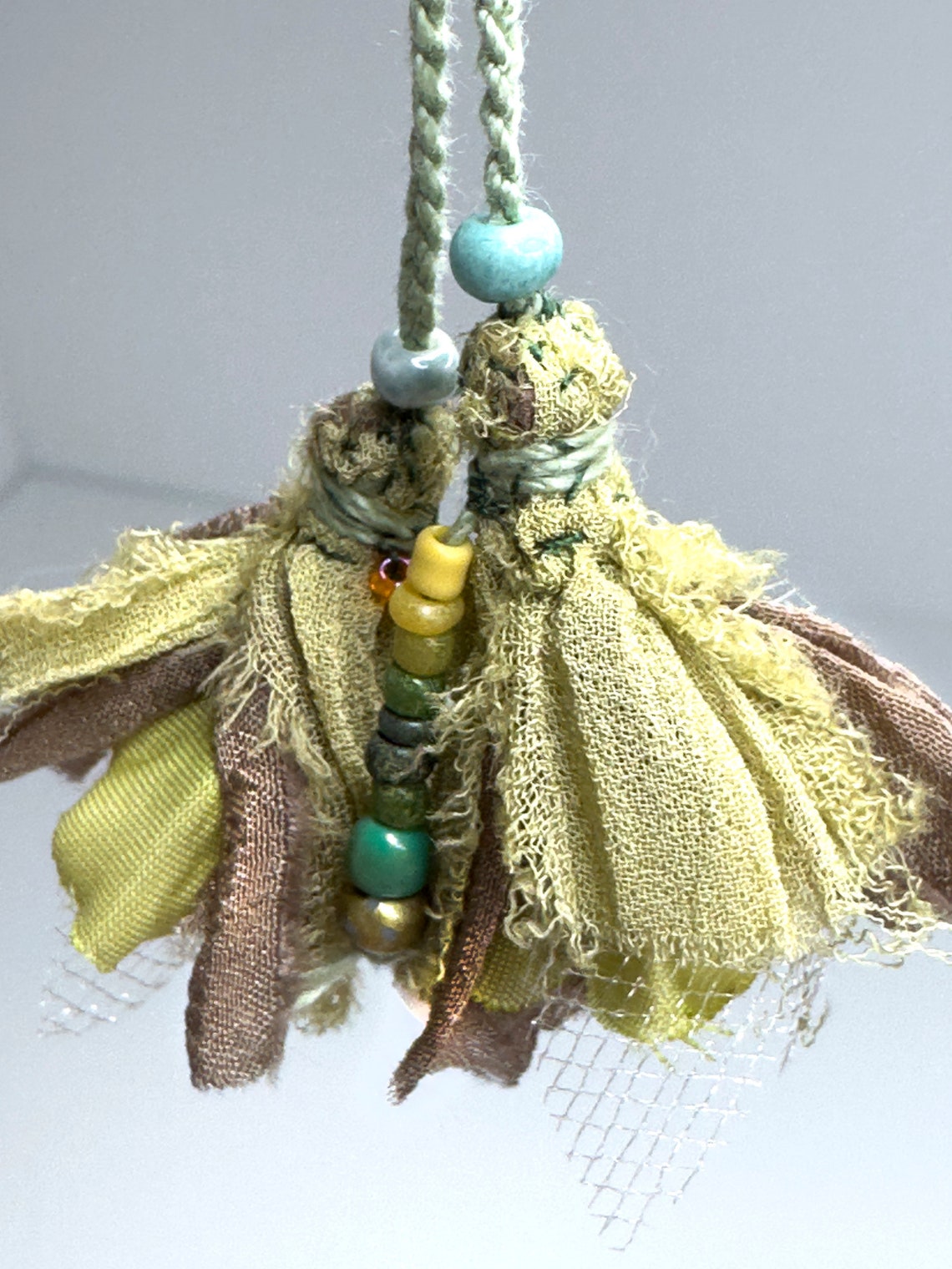 Handmade Mint Shake Crochet Necklace - Etsy