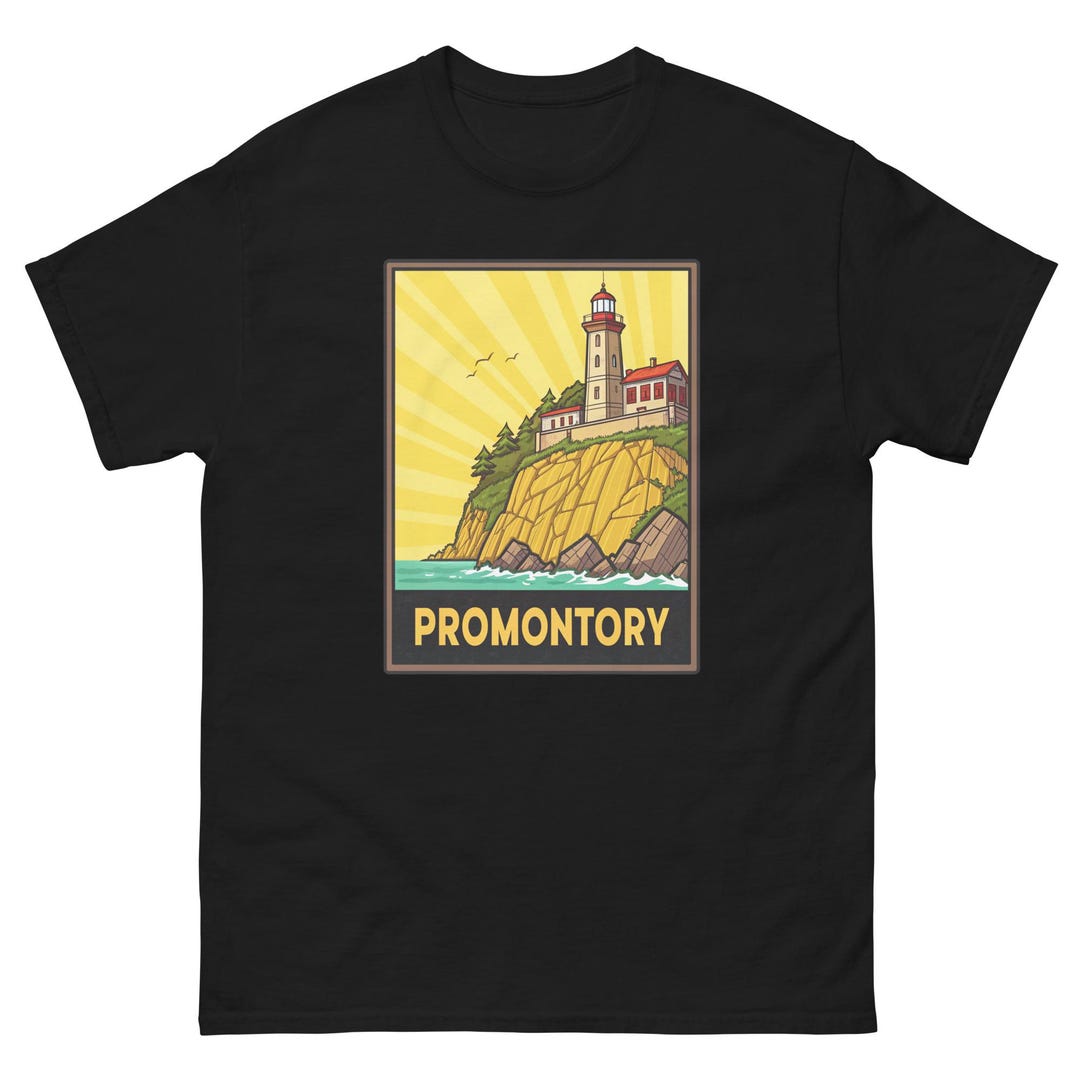 Promontory Geographical Landscape Location Scenery T-shirt - Etsy