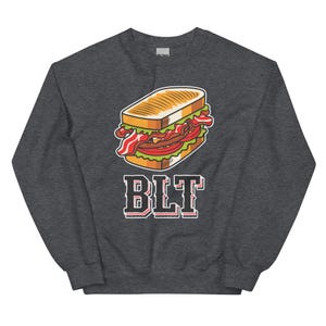 BLT Lover Food Image Cartoon Funny Crewneck Sweatshirt - Etsy