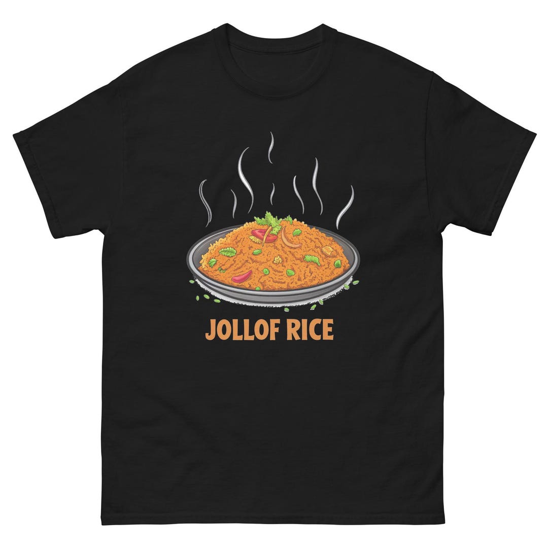 Jollof Rice Delicious Food Holiday Eating T-shirt - Etsy