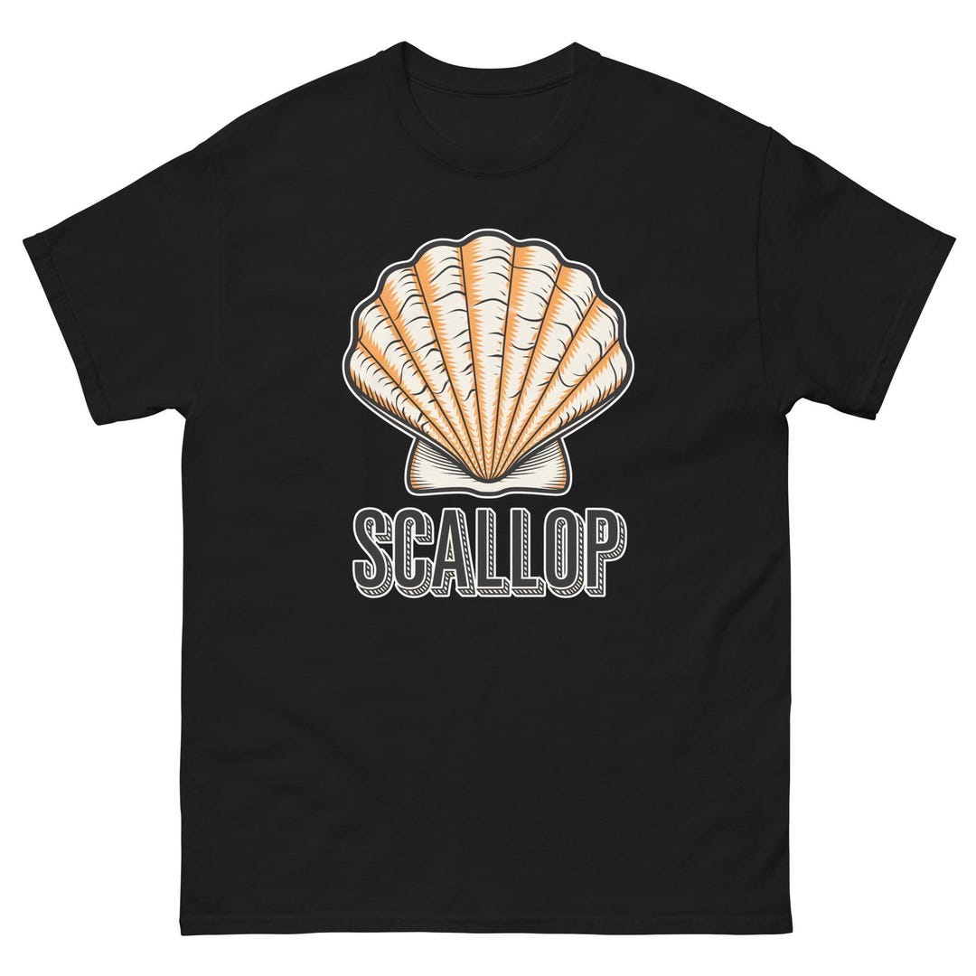 Scallop Lover Food Image Cartoon Funny T-shirt Shirt - Etsy