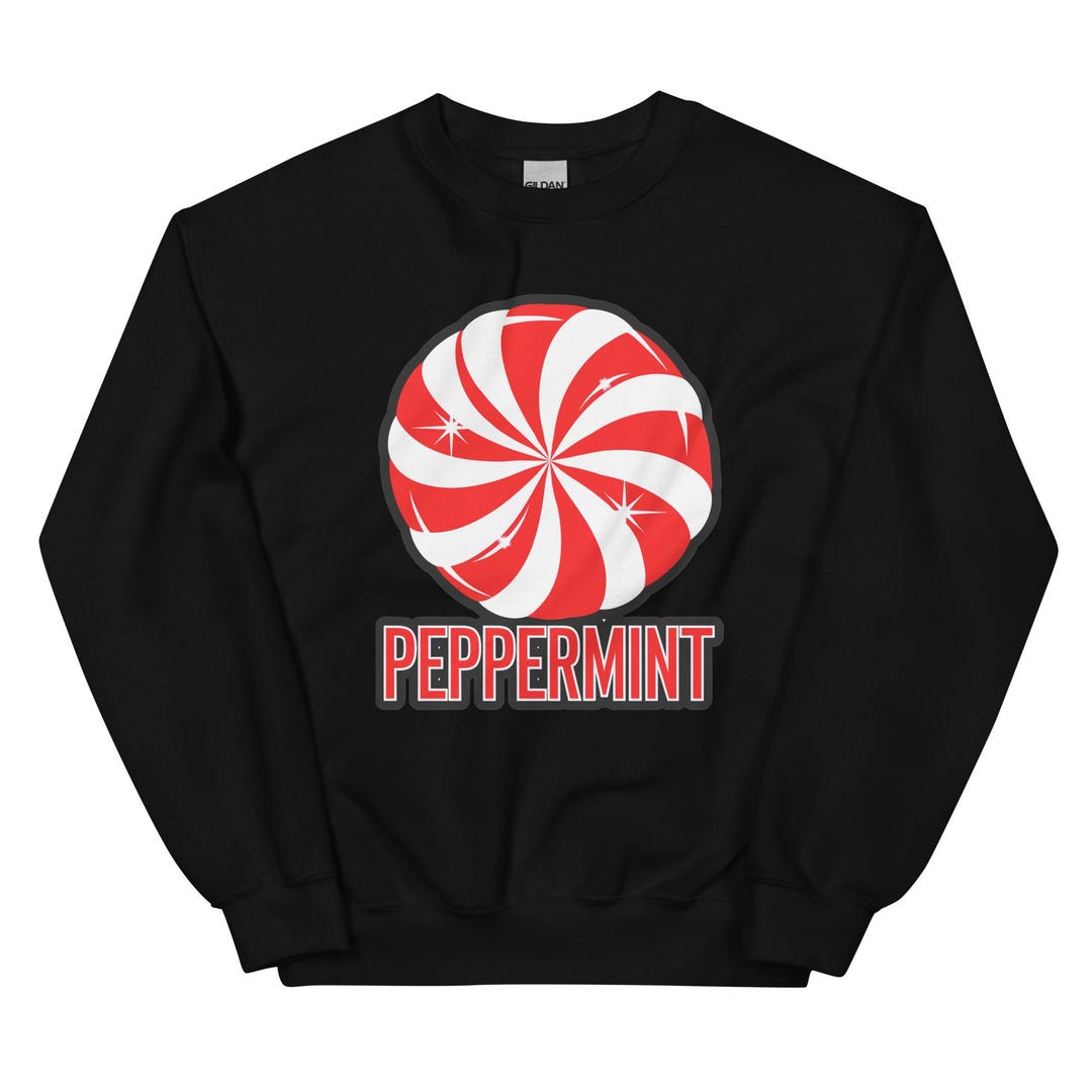 Peppermint Lover Food Image Cartoon Funny Crewneck Sweatshirt - Etsy