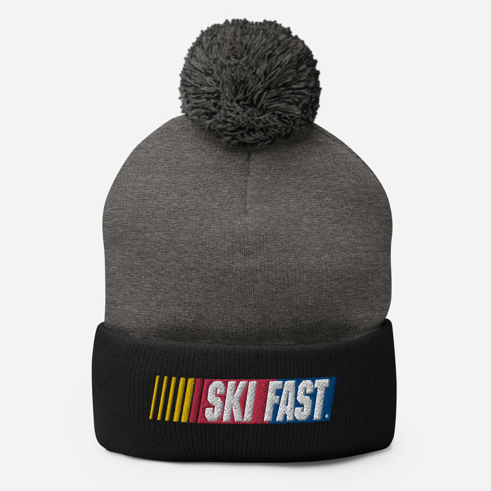 Ski Fast Toque Ski Beanie Skier Beanie Skier Toque Skiing - Etsy