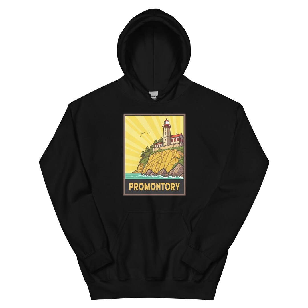 Promontory Geographical Landscape Location Scenery Hoodie - Etsy