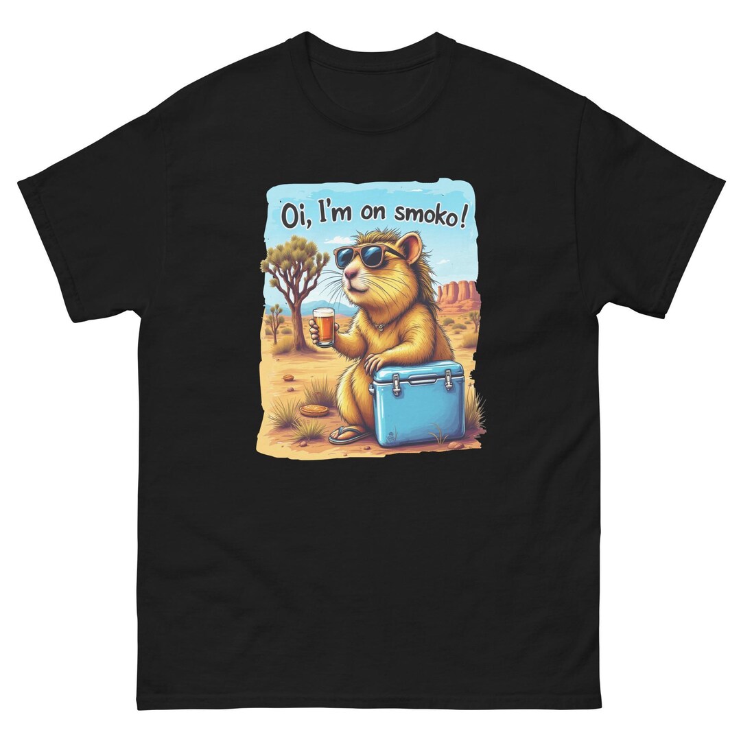 Oi, I'm on Smoko Quokka Fun T-shirt - Etsy