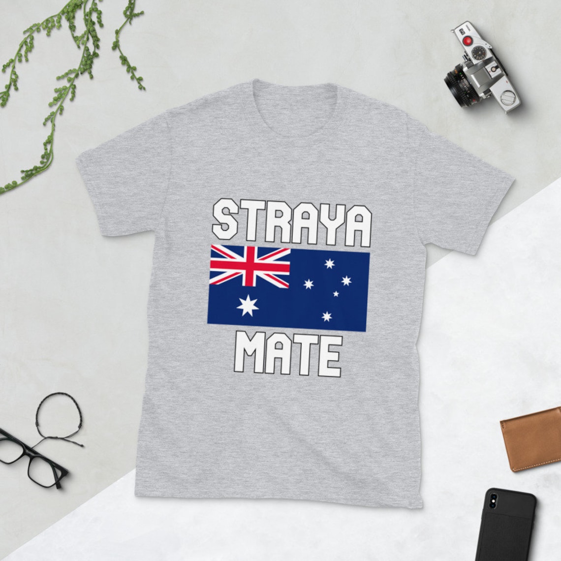 Straya Mate, Australian Flag, Straya, Aussie Gift, Australian Gift ...