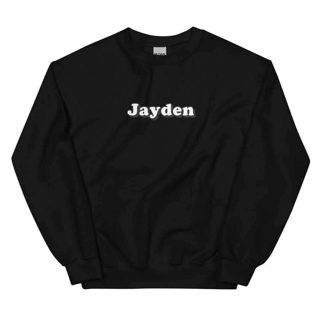 Jayden Birthday First Given Name Crewneck Sweatshirt - Etsy